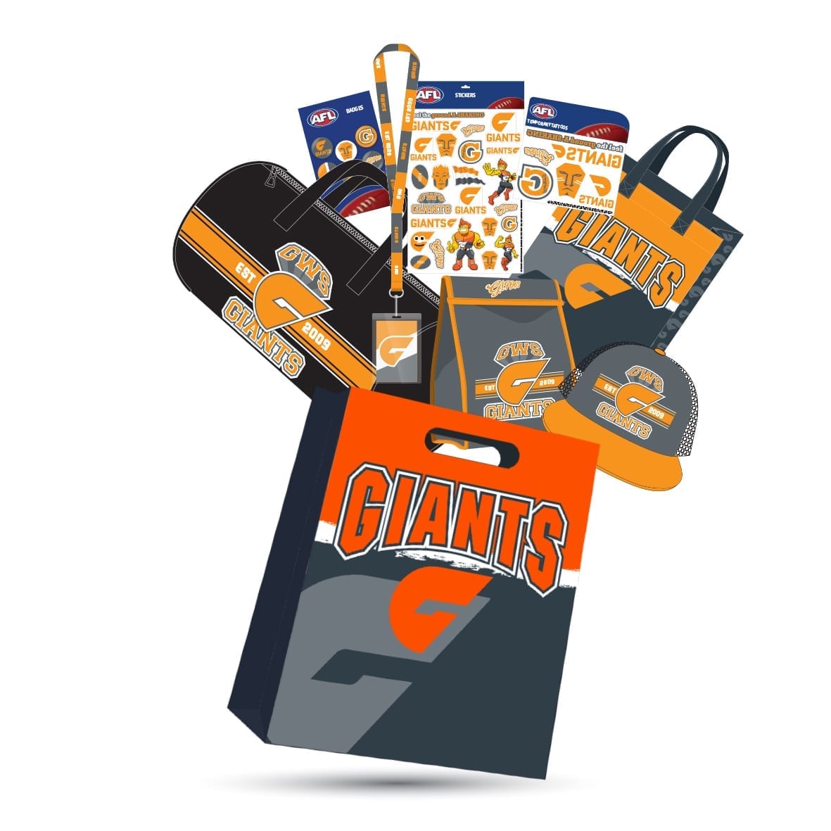 GWS Giants Showbag | AFL Merchandise Online - Fast Delivery! GWS Giants Showbag | AFL Merchandise Online - Fast Delivery!