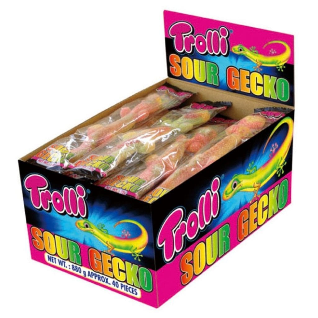Trolli Sour Gecko x 40 Unit Pack | Buy Bulk Candy Online, Fast Delivery!