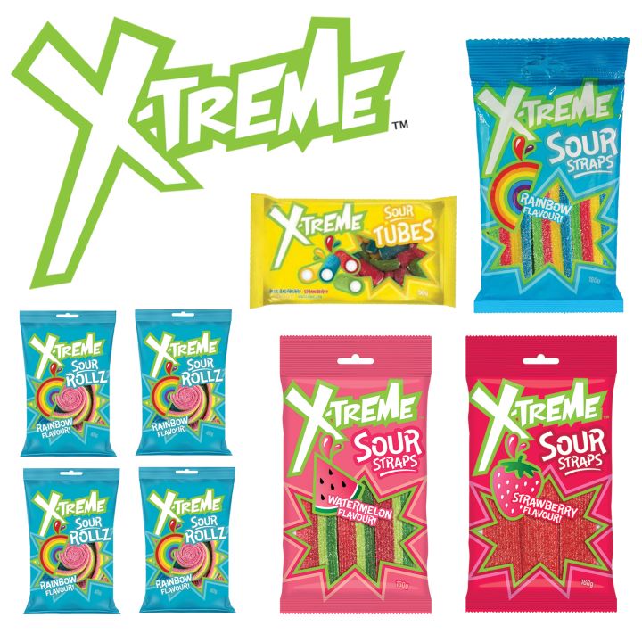 X Treme Sour Straps Showbag Showbags