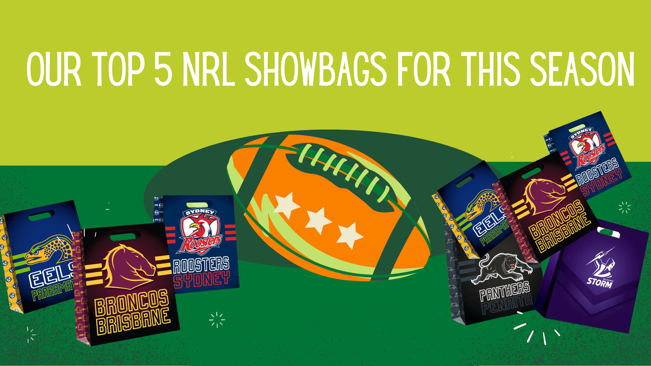 NRL Showbags- Our Top 5 Picks