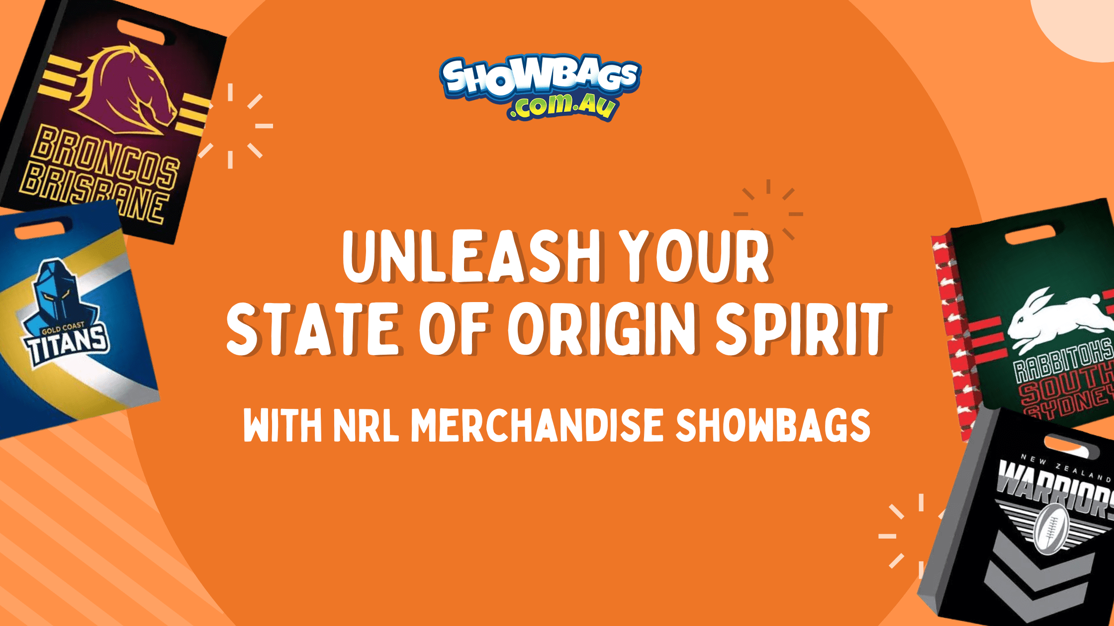 Showbags | Unleash Your State of Origin Spirit with NRL Merchandise ...
