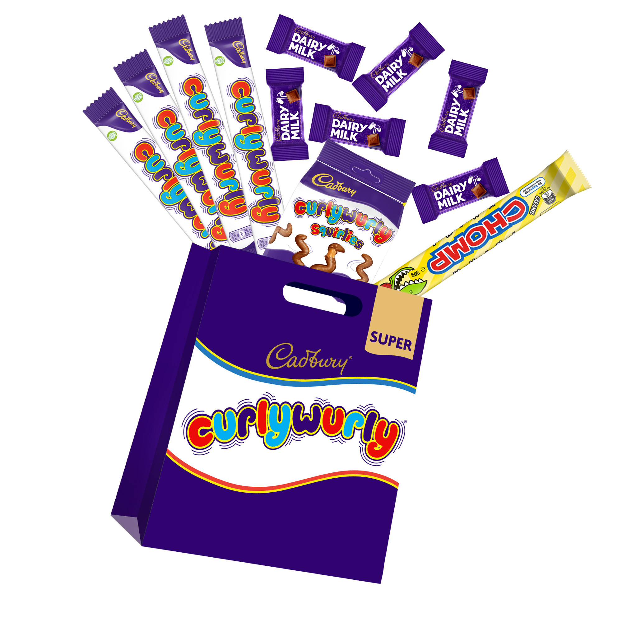 Curly Wurly Superbag | Novelty Gifts Christmas