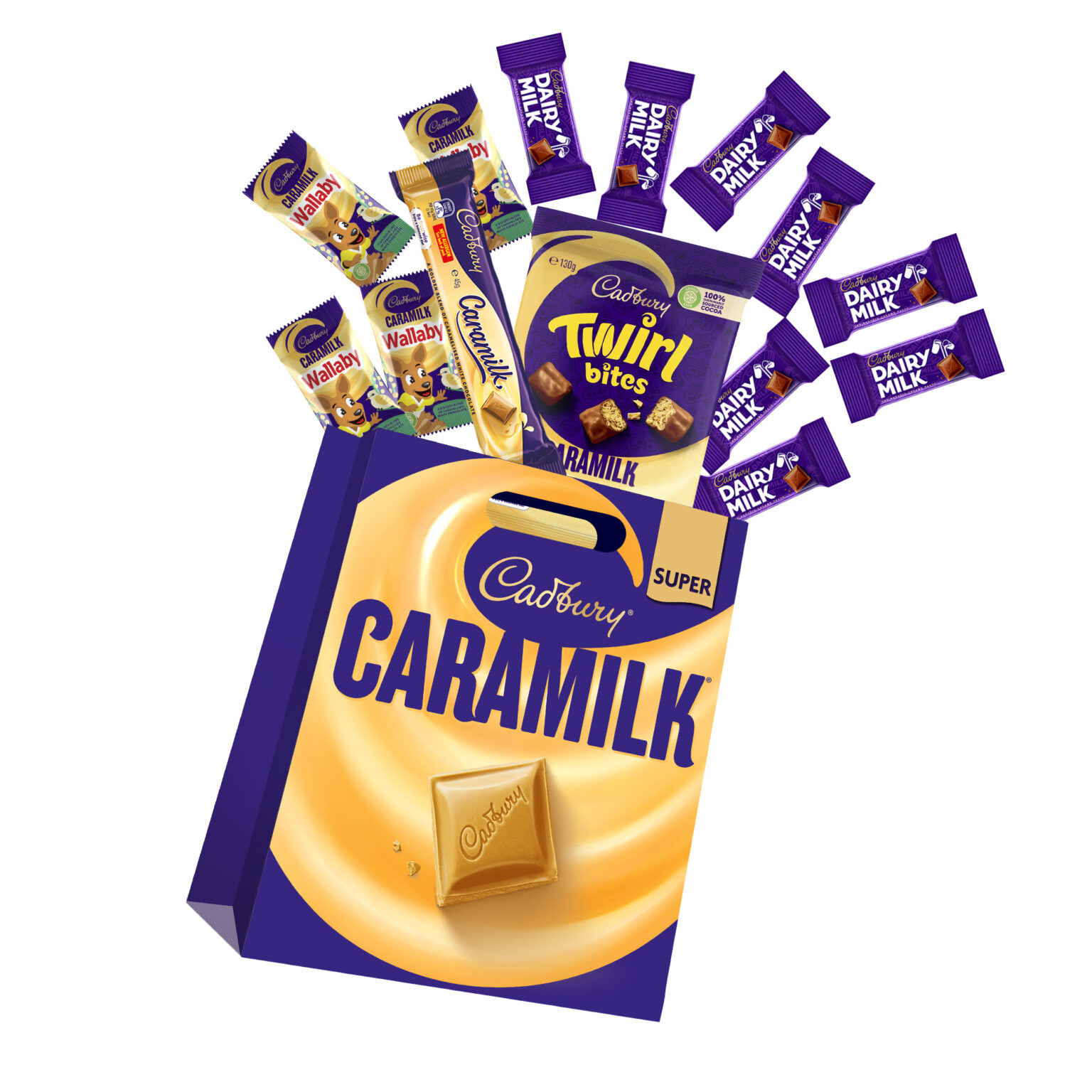 Cadbury Caramilk Superbag: The Ultimate Chocolate Showbag