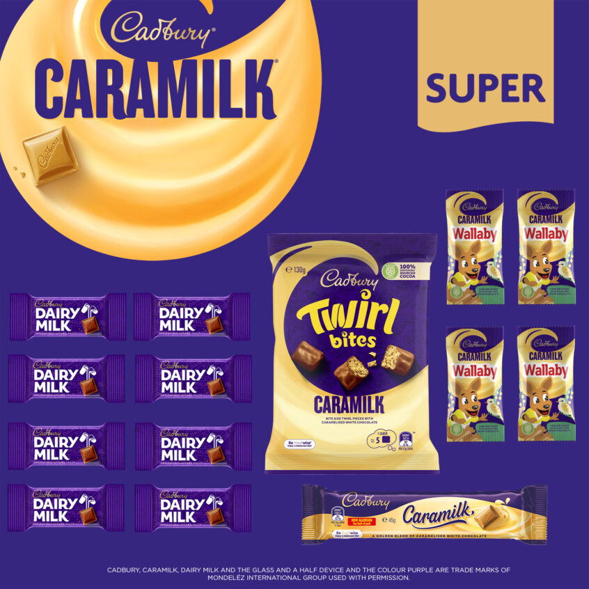 Cadbury Caramilk Superbag: The Ultimate Chocolate Showbag