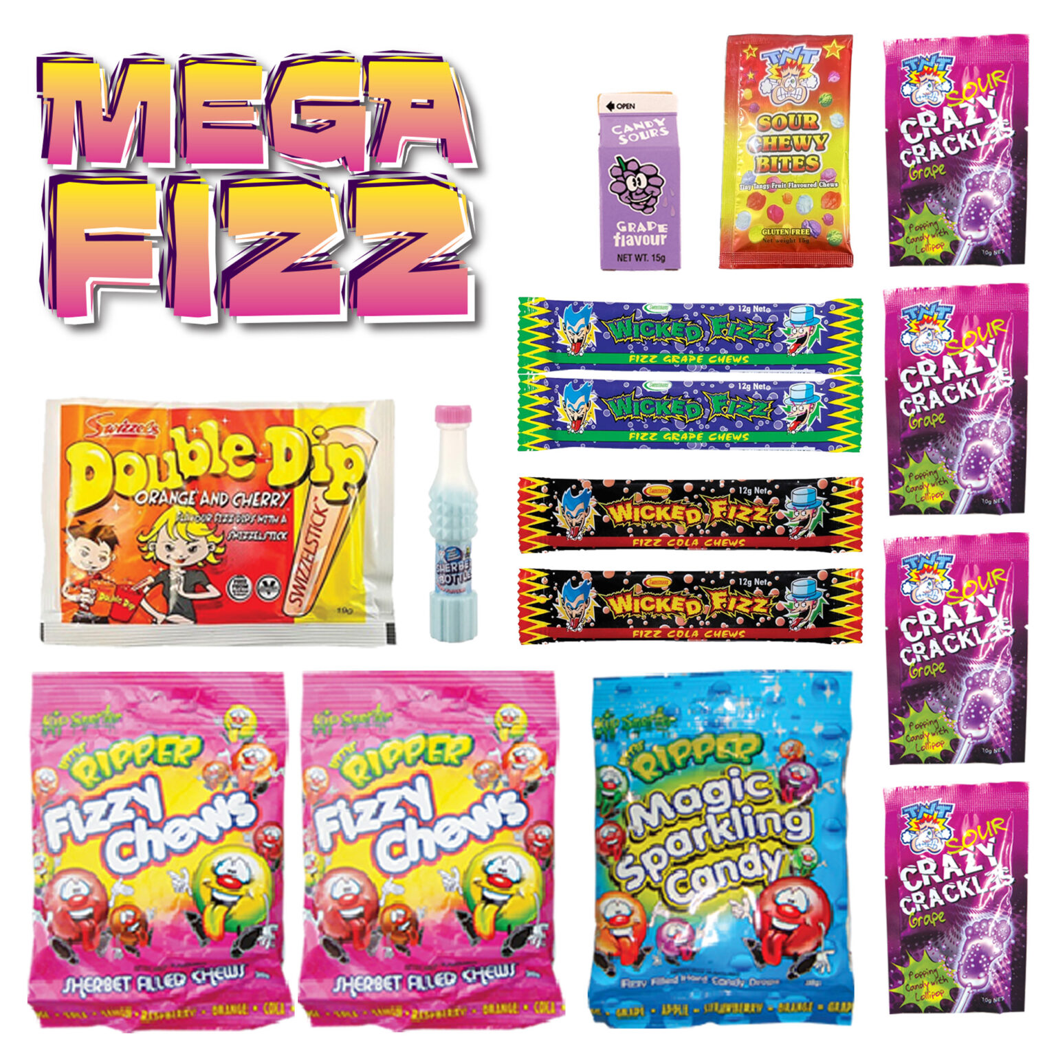Mega Fizz Showbag | Confectionery Showbags