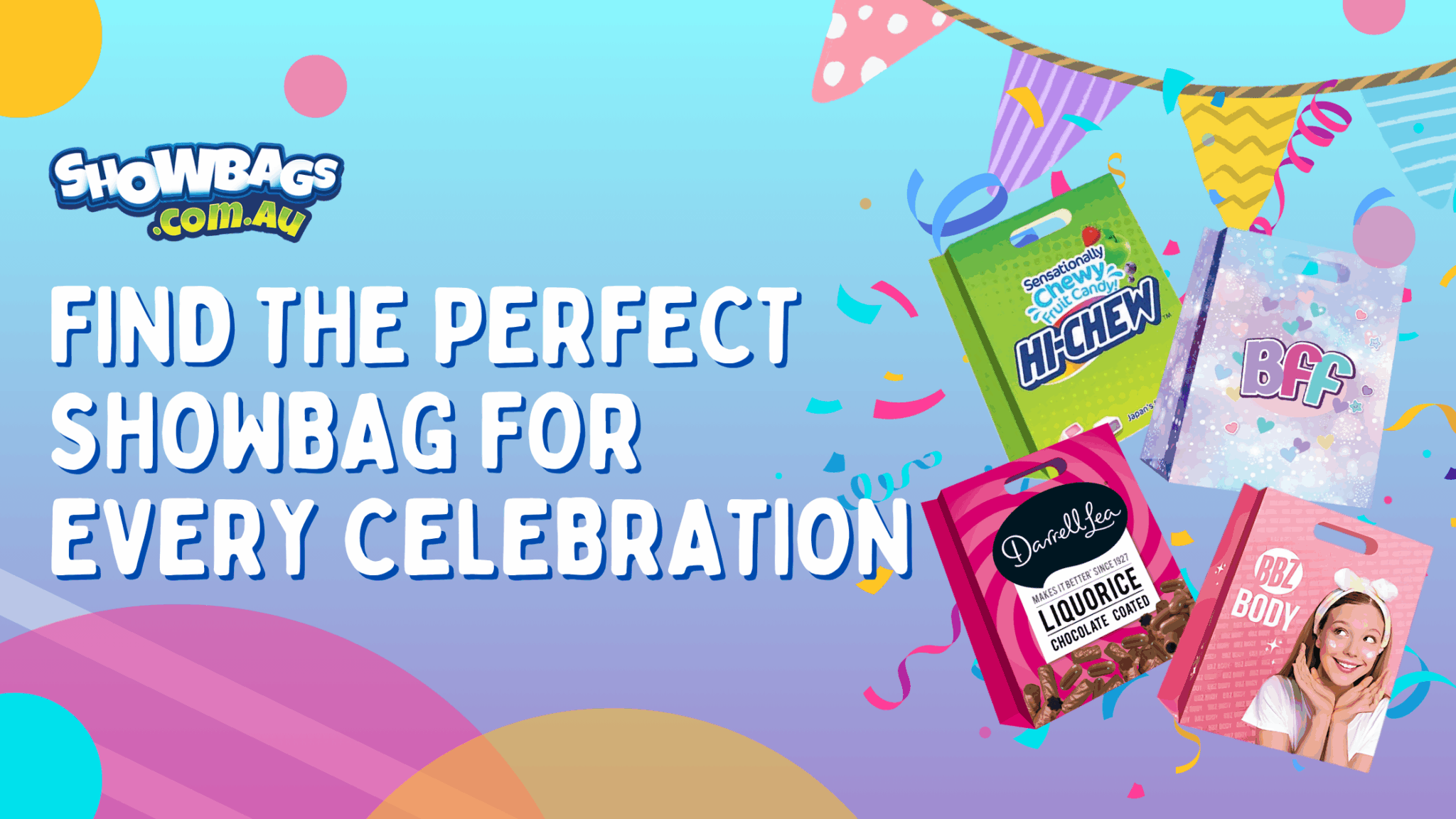 Best Showbags for Parties Gifts and Fun | Showbags