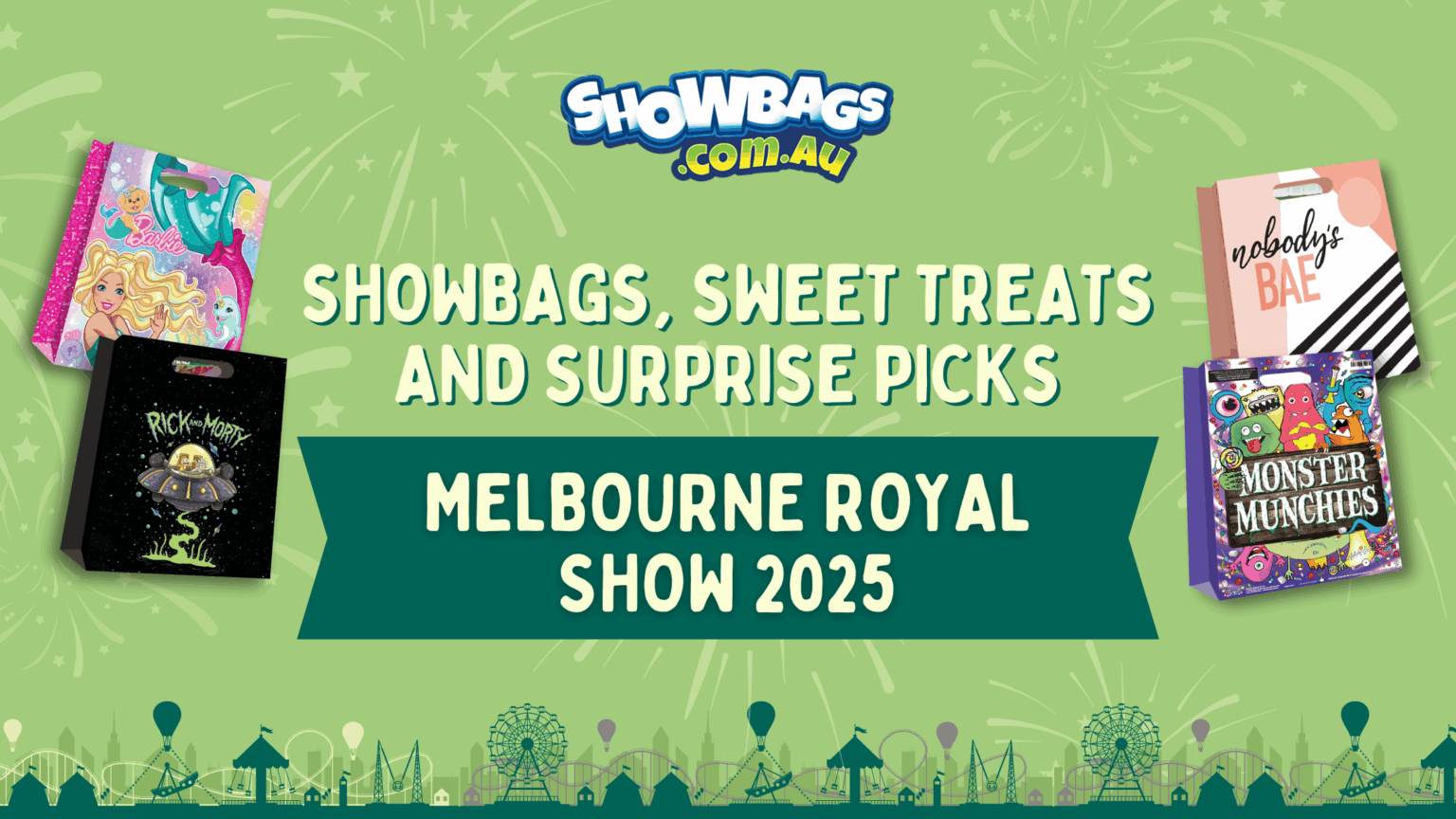 Melbourne Royal Show Showbags 2025 – Chocolate, Kids & New Arrivals