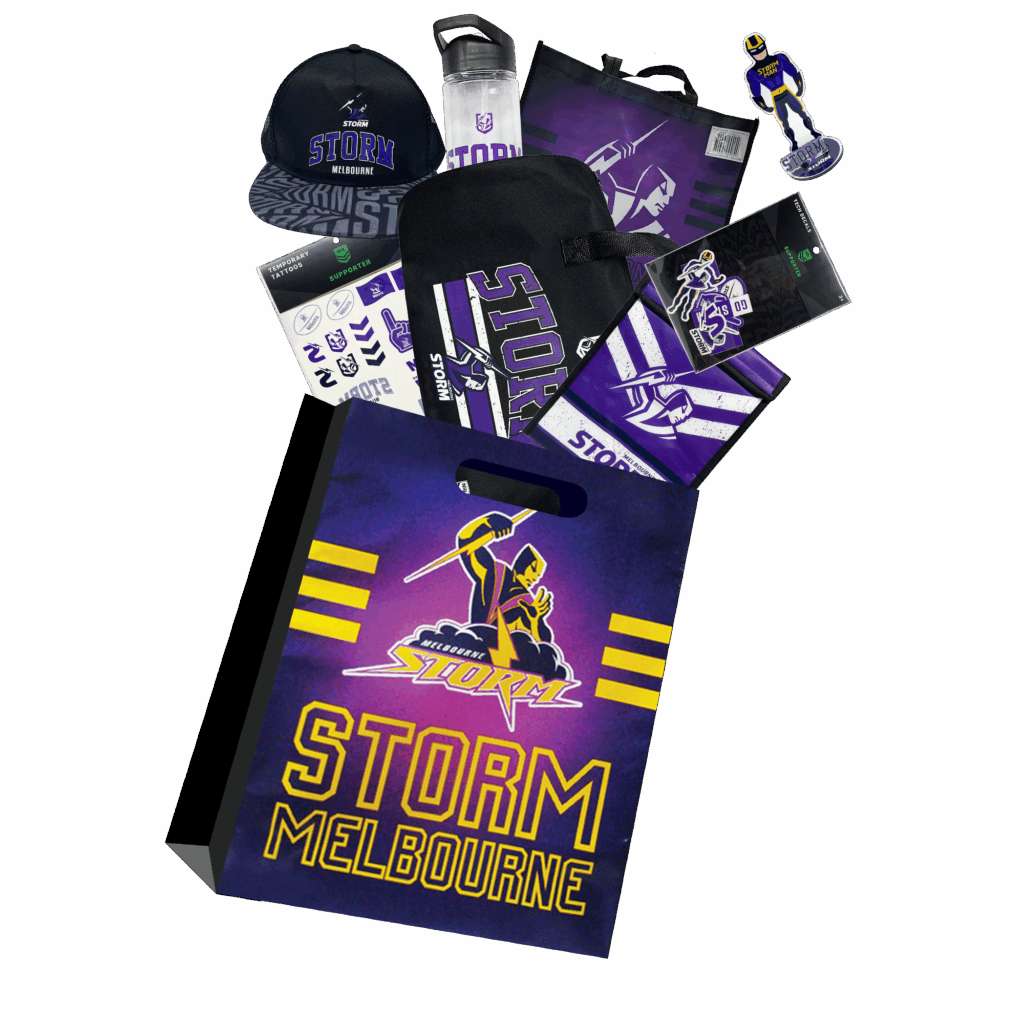 NRL Melbourne Storm Showbag | Team Gifts & Collectibles
